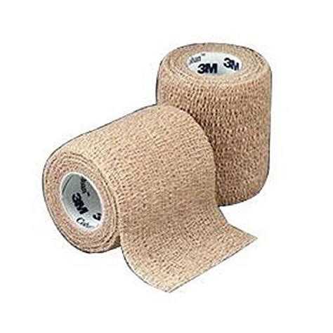 3m Coban Cohesive Bandage Standard Compression Self Adherent Closure