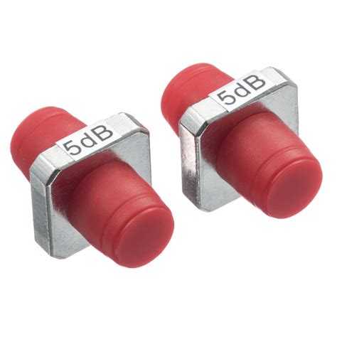 Fc Fc Pc Fixed Optical Attenuator Plug In Red Cap Type High