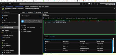Exporting The Sql Data From Azure Cloud