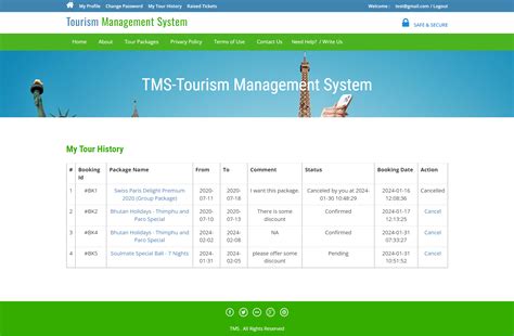 Tourism Management System In Php Free Download With Source Code