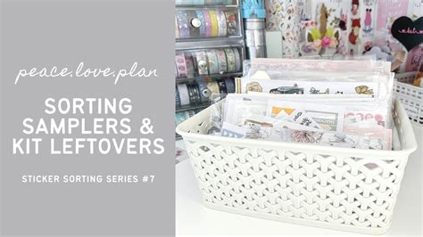 Sticker Sorting Series 7 Sorting Samplers And Kit Leftovers Ad