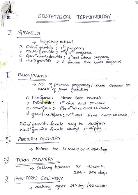SOLUTION Obstetrical Terminology Methods Of Calculating Expected Date Of Delivery Studypool