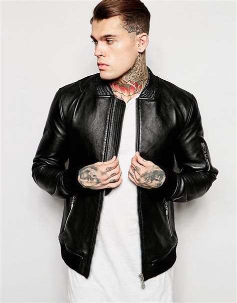 Купить Кожаный Бомбер В Интернет Магазине —