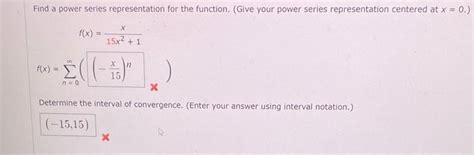 Solved Find A Power Series Representation For The Function Chegg