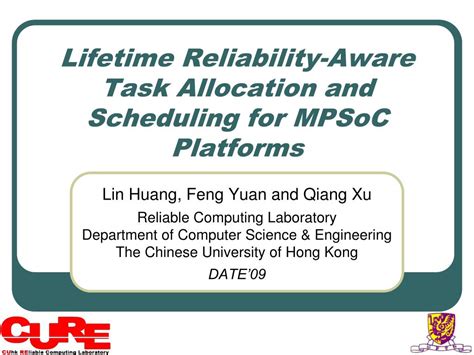 ppt lifetime reliability aware task allocation and scheduling for mpsoc platforms powerpoint
