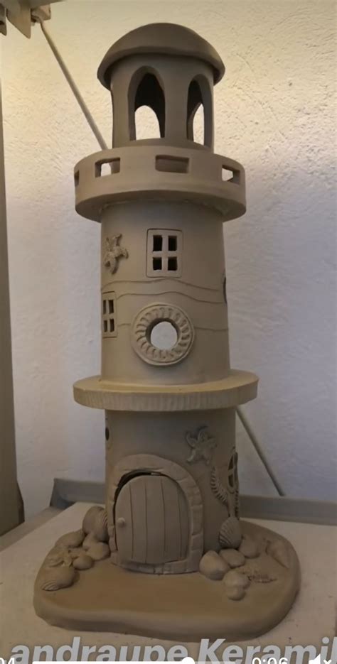 Как создать красивую башню из глины