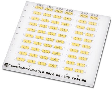 Pyramid Calibration Substrate For Pyramid Probes Formfactor Inc