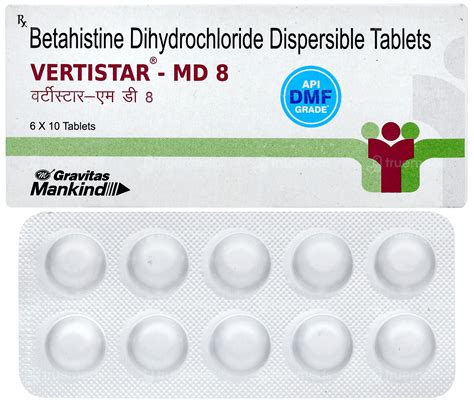 Vertistar Md 8 Tablet Uses Side Effects Price And Substitutes