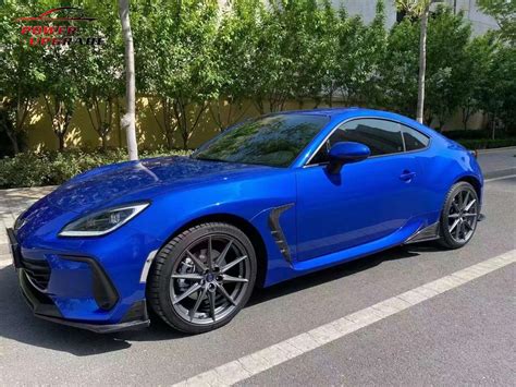 用于丰田gr86碳纤维sti风格车身套件前唇保险杠下巴包角后分流器扰流板侧裙挡泥板流水棚