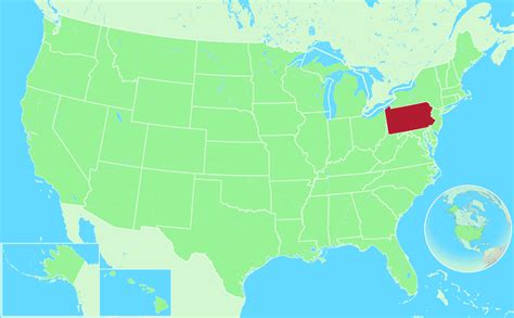 Pennsylvania Geographic Facts And Maps