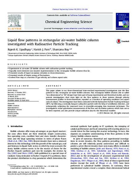 Liquid Flow Patterns In Rectangular Air Water Bubble Column Investigated With Radioactive