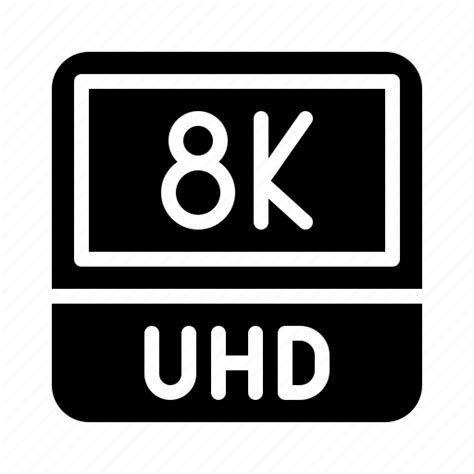 Television Screen Display Resolution Video High Icon Download On