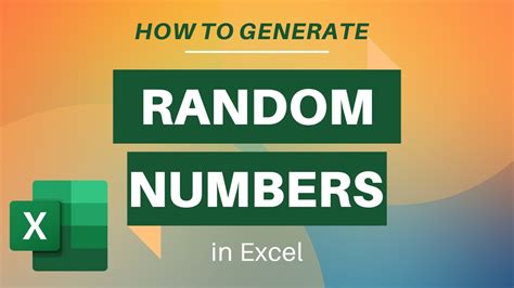 Excel Generate Random Number Once Printable Forms Free Online