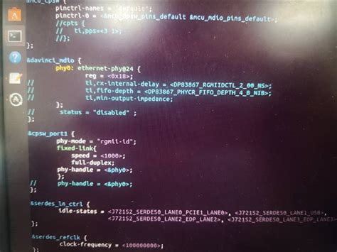 TDA VM How To Configure The Rgmii Port Of The Mcu On The Linux Side And Set It To The Non Auto