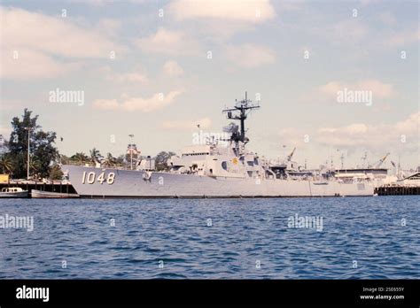 Uss Sample Ff 1048 Us Navy Garcia Class Frigate Pearl Harbor
