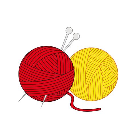 Premium Vector Knitting Icon Sign And Symbol Wool Thread And Needle Vector Illustration