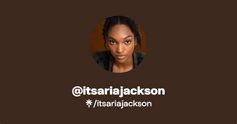 Itsariajackson Official Instagram Linktree
