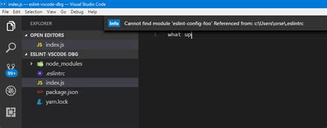 Eslint Traverses Up From The Project Directory Causing The Extension To