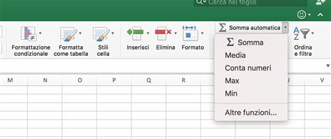 Min Excel Corso Di Excel