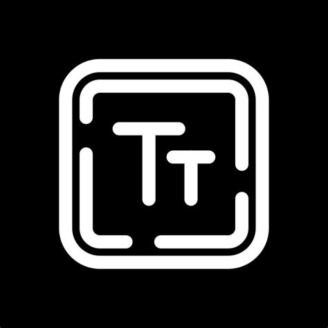 Text Size Line Inverted Icon 41942663 Vector Art At Vecteezy
