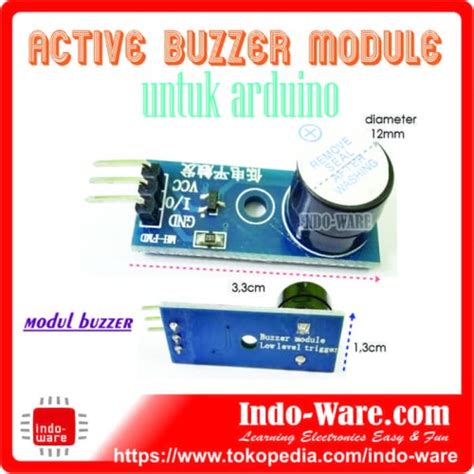 Jual Active Buzzer Module Untuk Arduino Kota Semarang Inverter Power Tokopedia