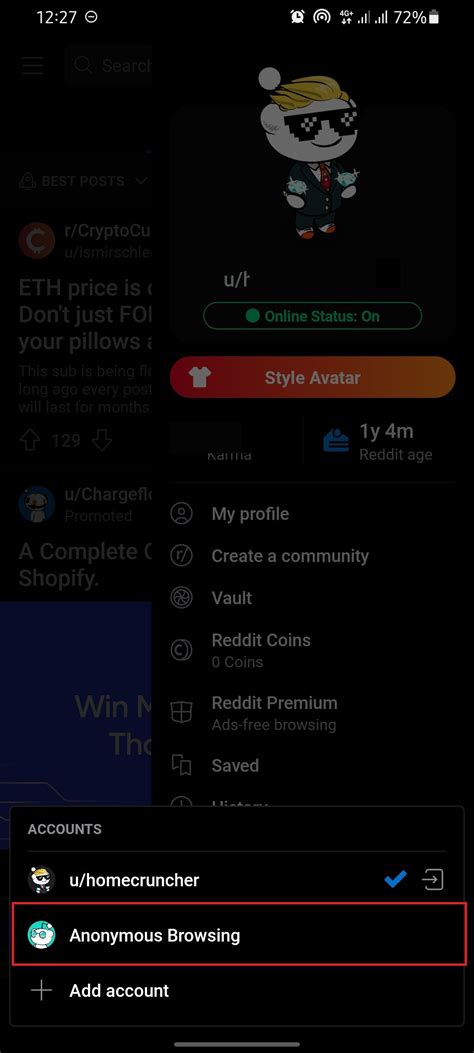 how to browse reddit anonymously
