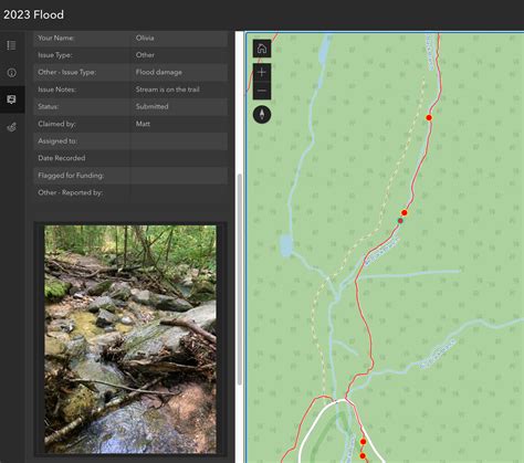8screenshotfield Staff Utilized A New Arcgis Mapping System To Submit Exact Locations And