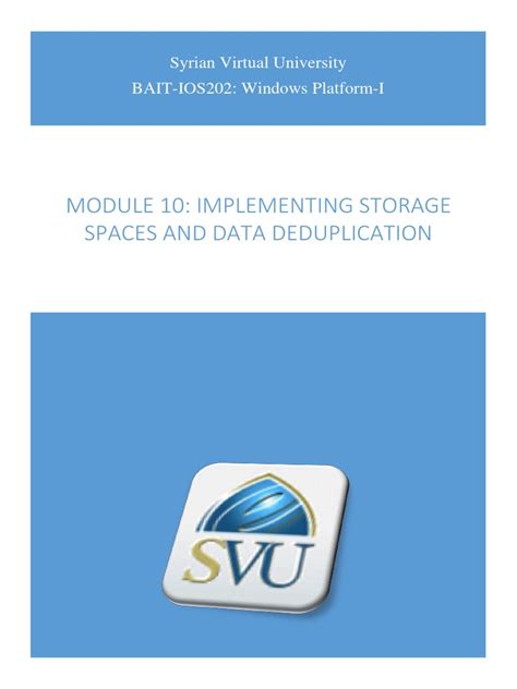 Module10 Implementing Storage Spaces Pdf Computer Data Storage
