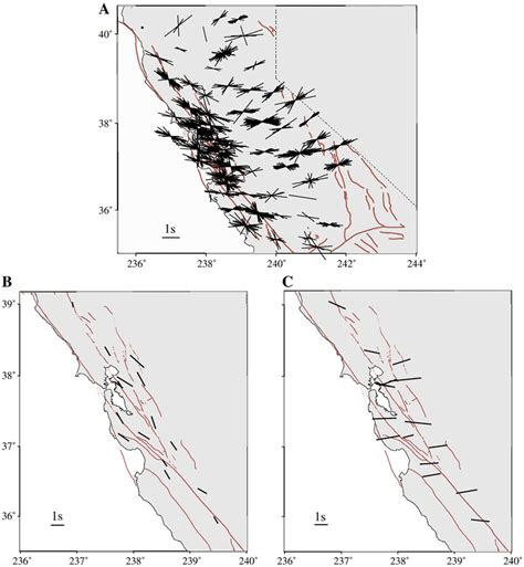Shear Wave Splitting In The San Andreas Fault Area Bonnin Et Al Download Scientific Diagram