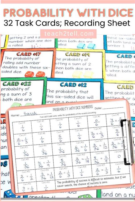 Probability Chart Archives Classroom Freebies