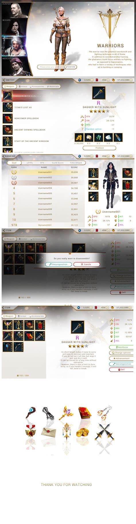 RPG Game UI On Behance