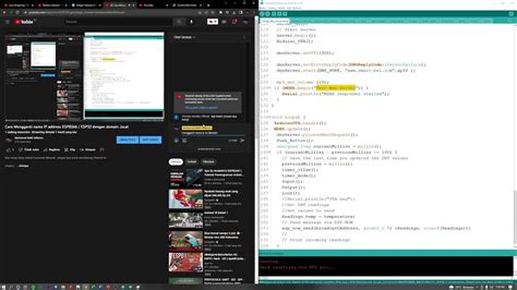 Cara Mengganti Nama Ip Address Esp8266 Esp32 Dengan Domain Local Youtube Cara Mengganti Nama Ip Address Esp8266 Esp32 Dengan Domain Local Youtube