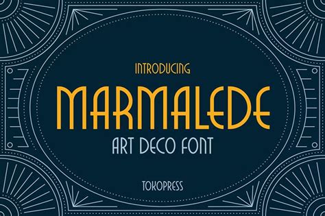 30 Best Art Deco Fonts Lettering And Vintage Typography