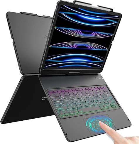 Amazon Com HOTLIFE Keyboard Case For IPad Air Inch M M Backlit Keyboard For