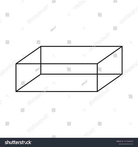 Cuboid Basic Simple D Shape Isolated Stock Vector Royalty Free Shutterstock