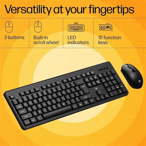 Hp Km200 Wireless Mouse And Keyboard Combo At ₹ 860 Piece Logitech Keyboard And Mouse Combo In