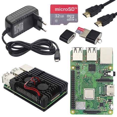 Aanbieding Original Raspberry Pi 3 Model B Plus With Wifibluetoothabs Casecpu Fan3a Power Onoff