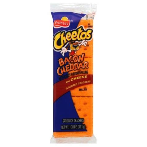 Cheetos Bacon Cheddar On Cheese Crackers 1 38 Oz Kroger