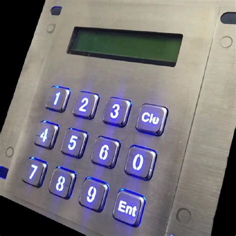 Metal Usb Numeric Keypad With Display LED Backlit Wired Numeric Keypad