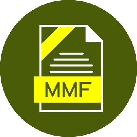 MMF Format Glyph Two Color Style Sample Icon 54726434 Vector Art At Vecteezy