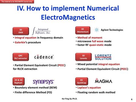 Ppt Numerical Electromagnetics And Semiconductor Industrial