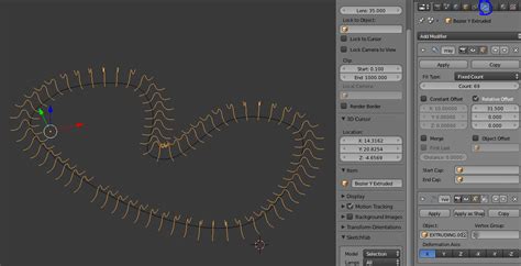 Extruding A Bezier Curve Along Bezier Curve Only With Modifiers Possible Modeling Blender