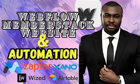 Create 3d Webflow Website Zapier Xano Airtable Wized Ai Chatbot