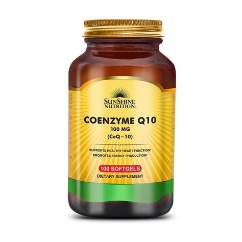 Coenzyme Q10 100 Mg 100 Sg Sunshine Nutrition