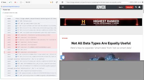 Elements On The Page Are Not Loading When Cypress Test Runner Is