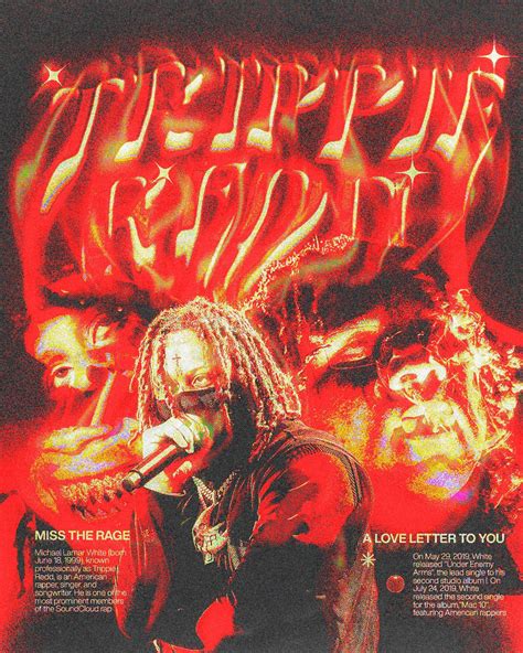 Trippie Redd Rapstar Poster Digital Print Download Printable Art
