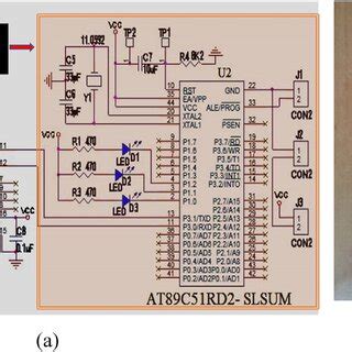 A Schematic Illustrating The PCB Circuit Board Of 8051 Download Scientific Diagram