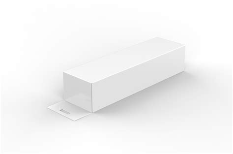 끊기 탭이 있는 흰색 빈 종이 상자 포장 격리된 흰색 배경의 모형 템플릿 3d 그림 0명에 대한 스톡 사진 및 기타 이미지