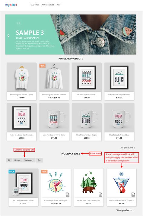 Prestashop Custom And Category Product Blocks Add New Products Section