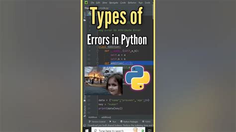 Attribute Error And Key Error In Python Pythonintelugu Youtube